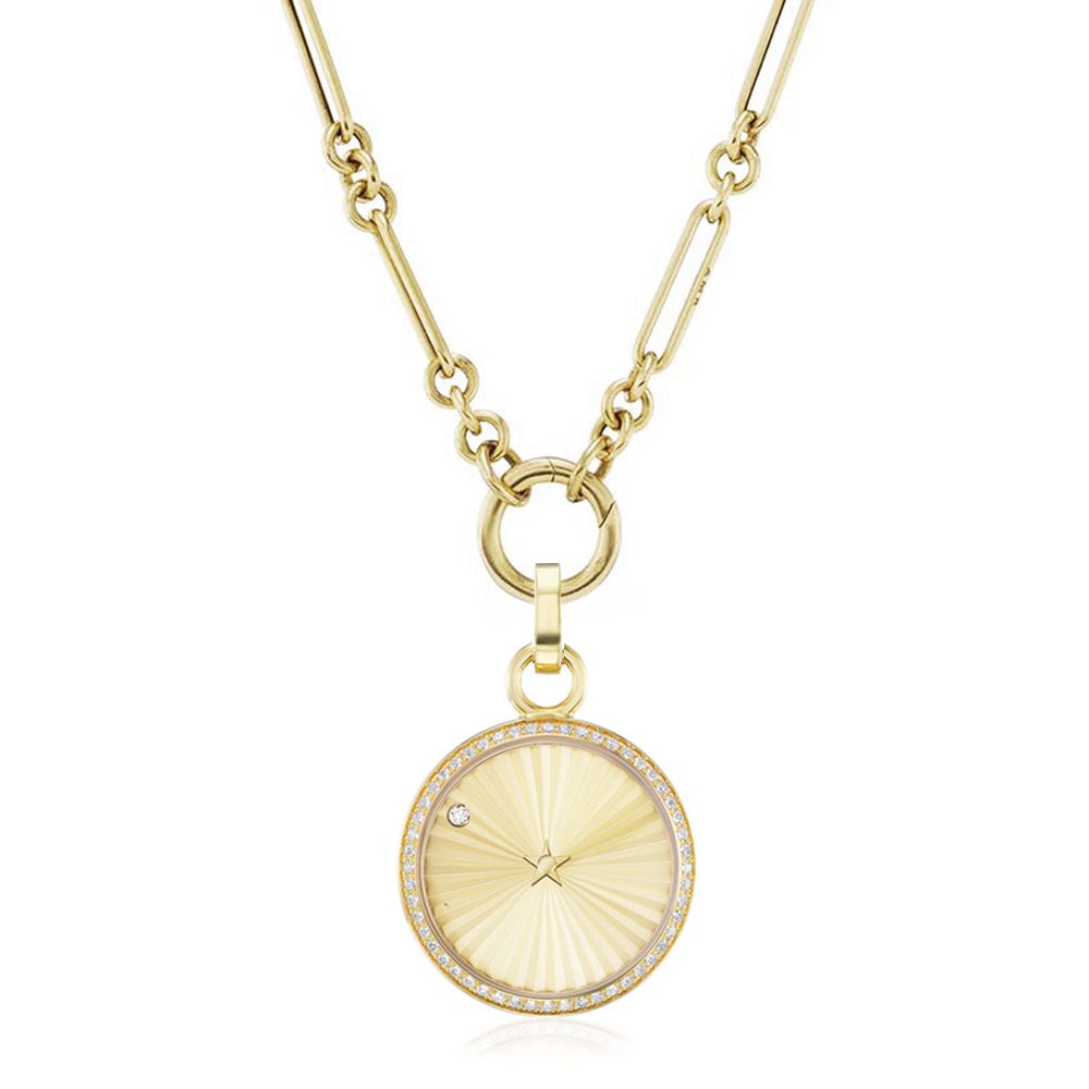 CARPE DIEM DIAMOND & GOLD CUSTOM MADE CHARM PENDANT with Francesca Cha ...